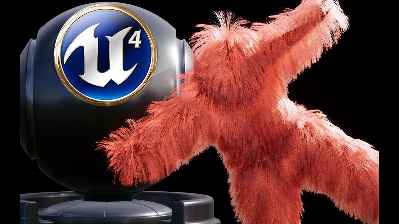 Realtime Hair/Fur - NO CARDS - Unreal Engine 4.24 - AMGI - YouTube