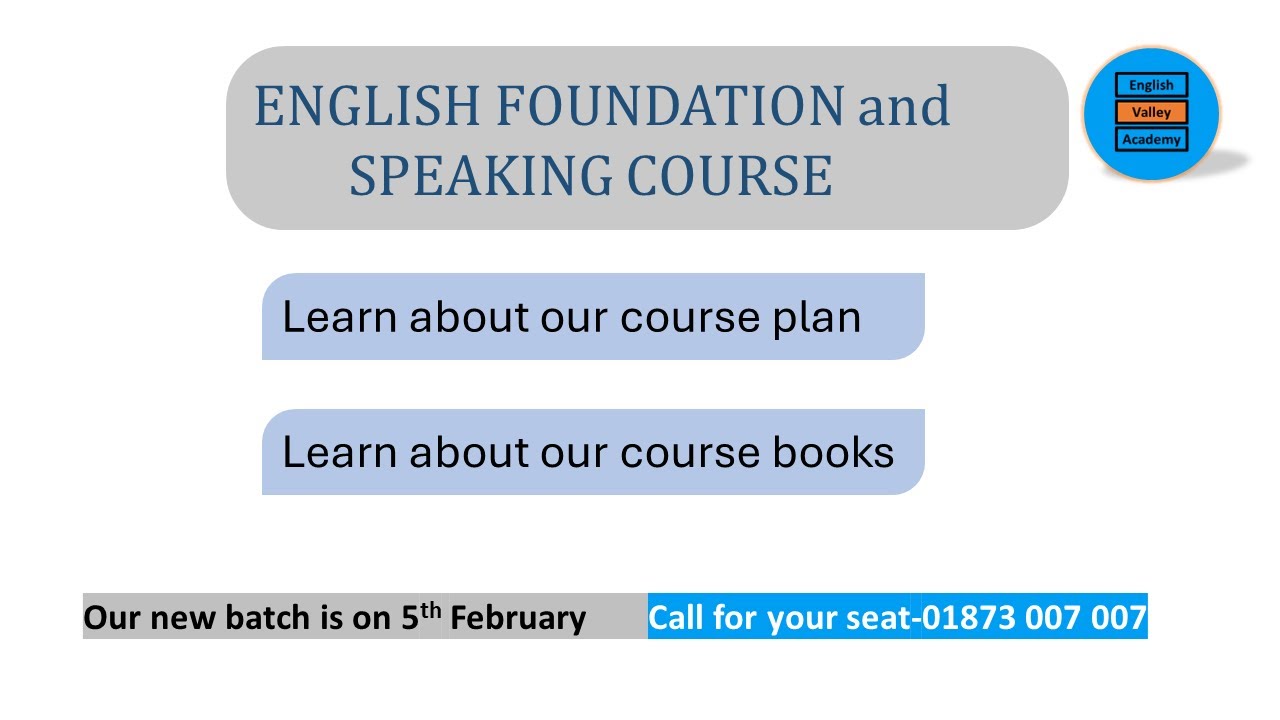 Comprehensive Learning Fundamental English and Speaking Course - YouTube