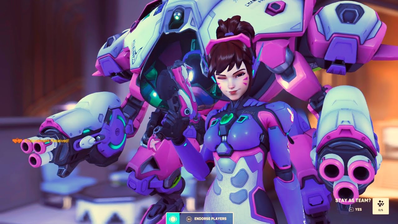 Overwatch 2 - D.VA THE BEST TANK POTG - PS5 #14 - YouTube