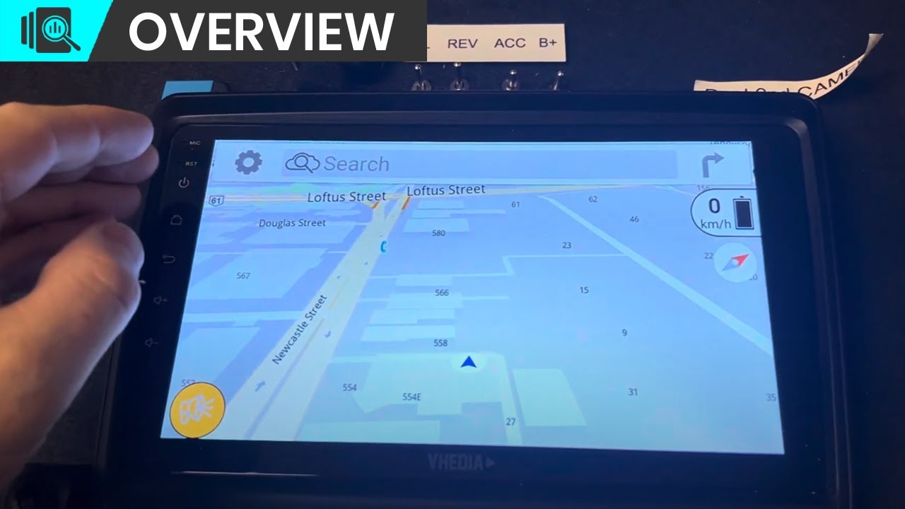 Vhedia Head Unit Sat Nav, Maps Offline - M Series - YouTube