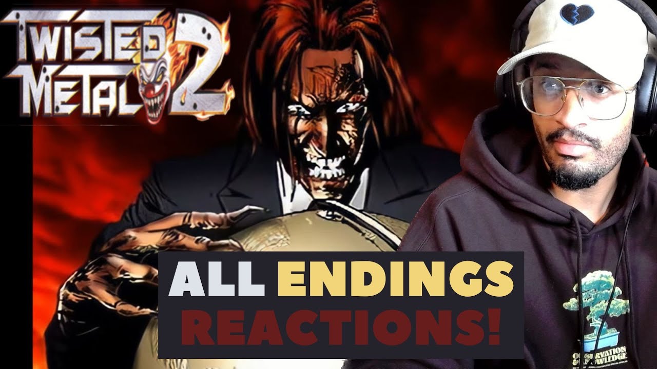 TWISTED METAL 2 ALL ENDING REACTIONS! - YouTube