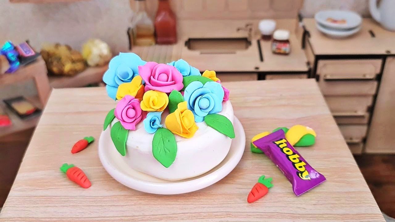 Wonderful Miniature Rose Cake Decorating |Yummy Miniature Colorful Cake ...