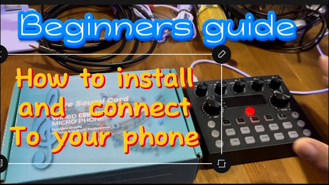 How to set up sound card /interface (V8s) II beginners guide II. @Patti ...