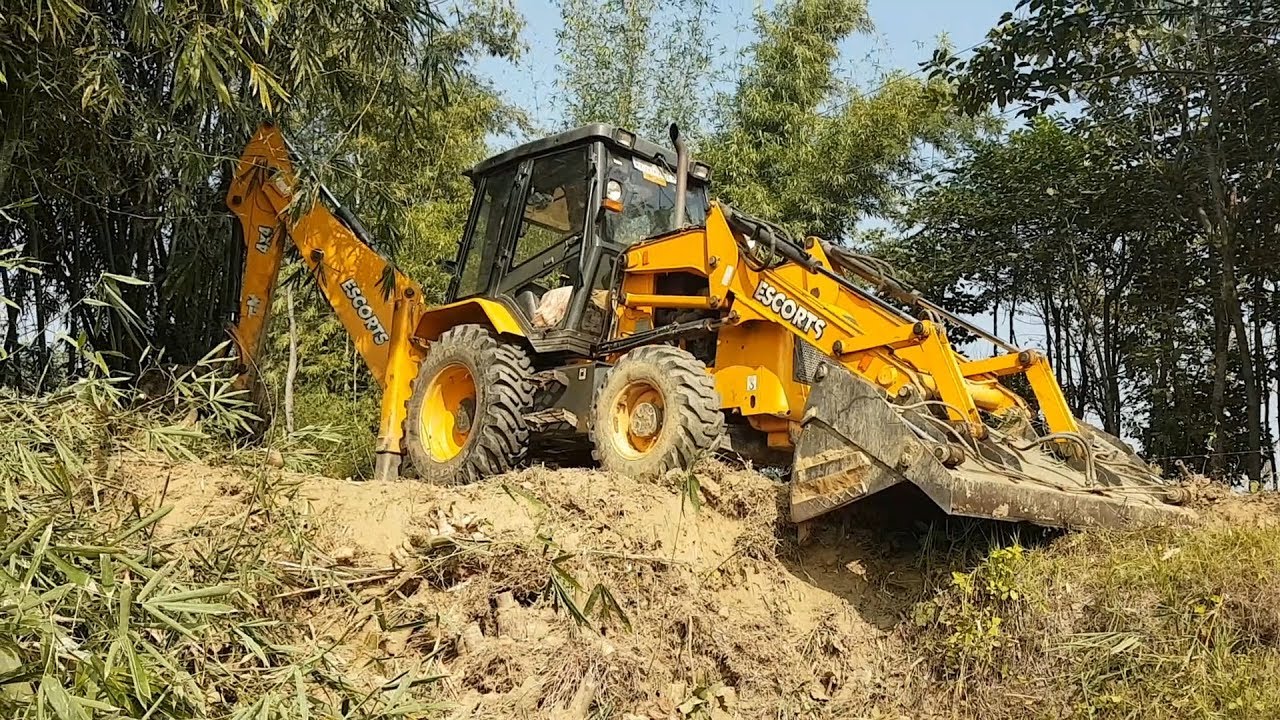 JCB 3DX BACKHOE LOADER - TLB - JCB Working For Road Construction - JCB ...