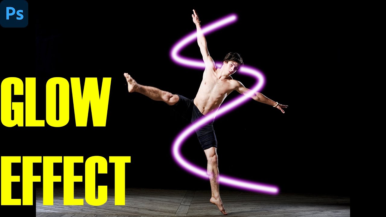Neon Glow Line Effect in photoshop | Photoshop Tutorial ( EASY & FAST ...