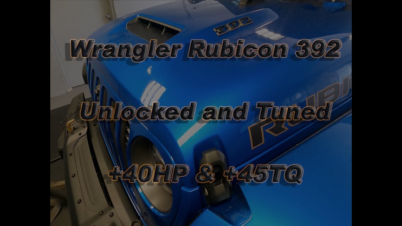 World's first tuned 2021 Wrangler Rubicon 392 dyno results from ...
