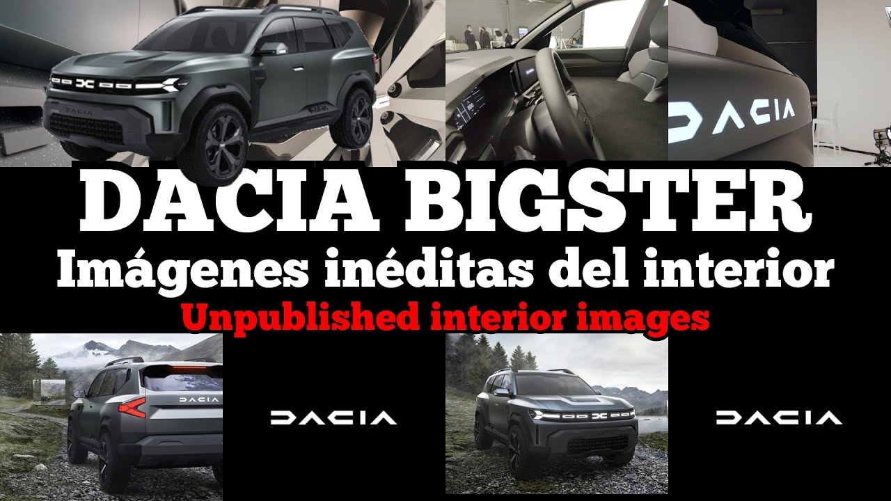 El Dacia Bigster como nunca lo habías visto | Imágenes inéditas del ...