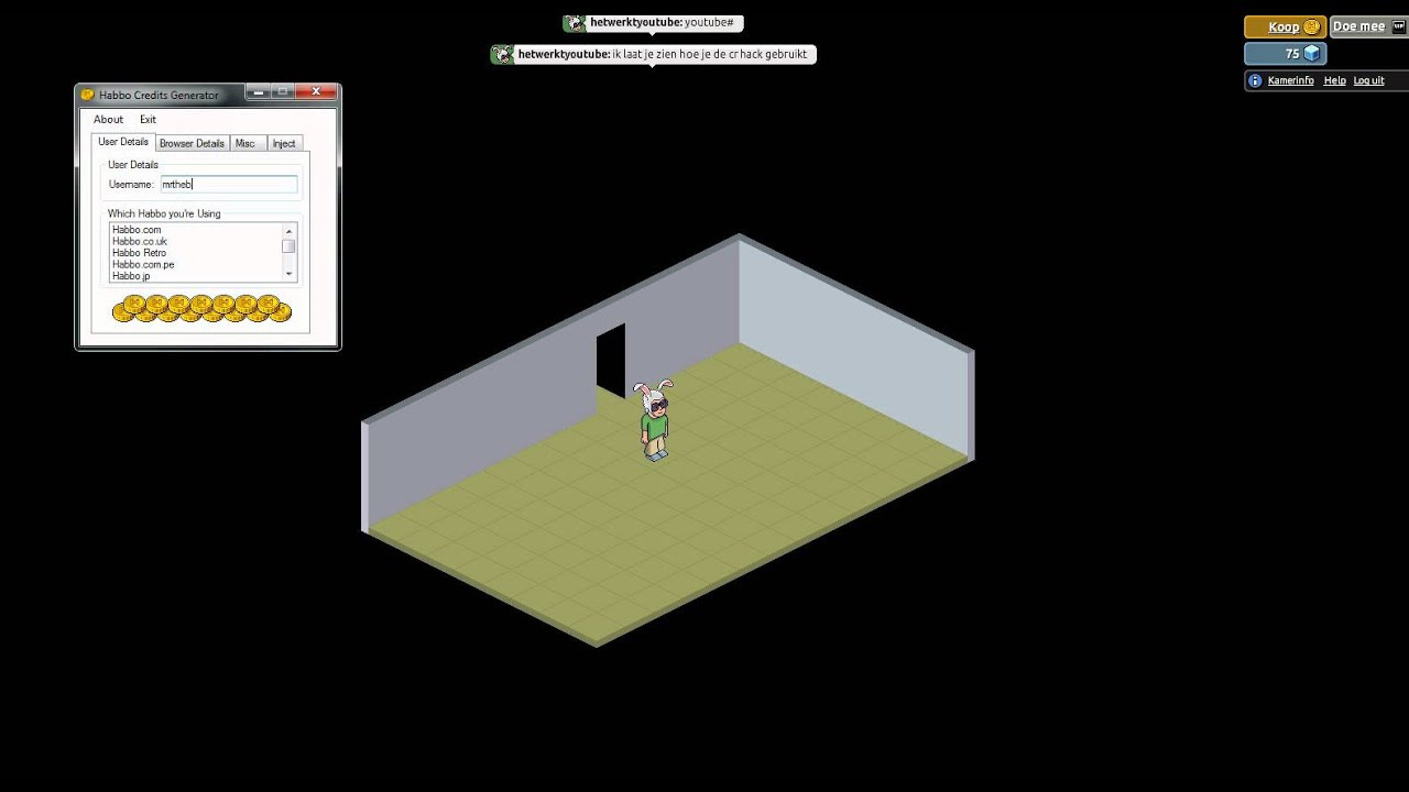 Habbo credits generator - YouTube