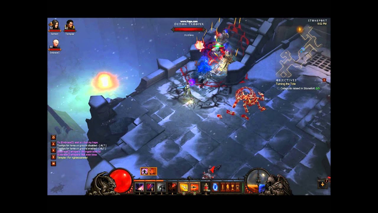 Diablo 3 godly mob Even Embrace can't kill it! - YouTube