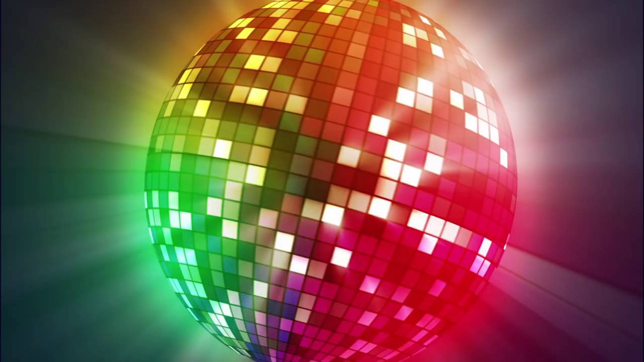 Disco Ball Animated Video Background Loop - karaoke Conc 02 - YouTube