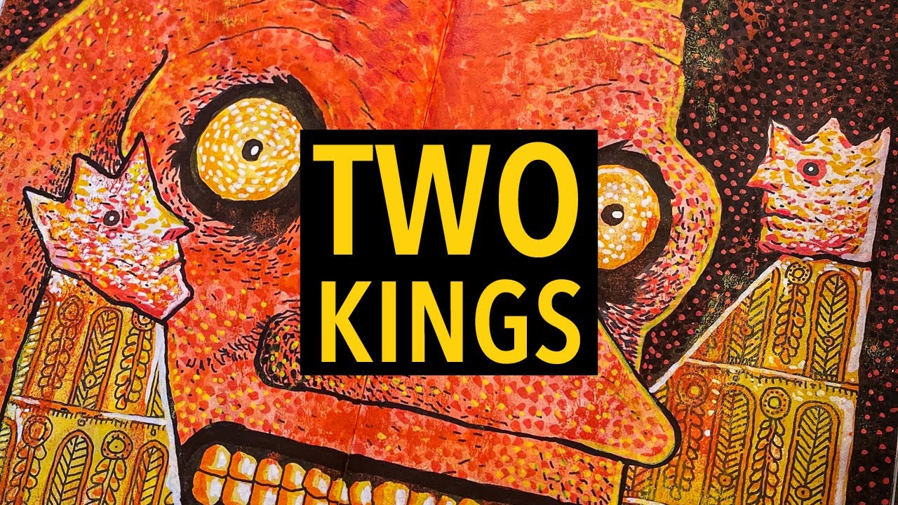 "Two Kings" time-lapse drawing - YouTube