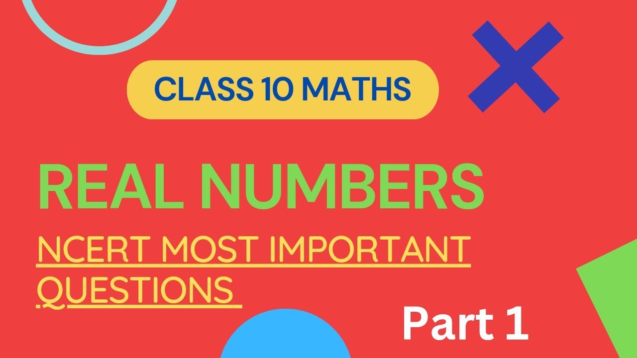 MATHS NCERT Important Questions CBSE Class 10 Real Numbers MATHS NCERT Important Questions CBSE Class 10 Real Numbers