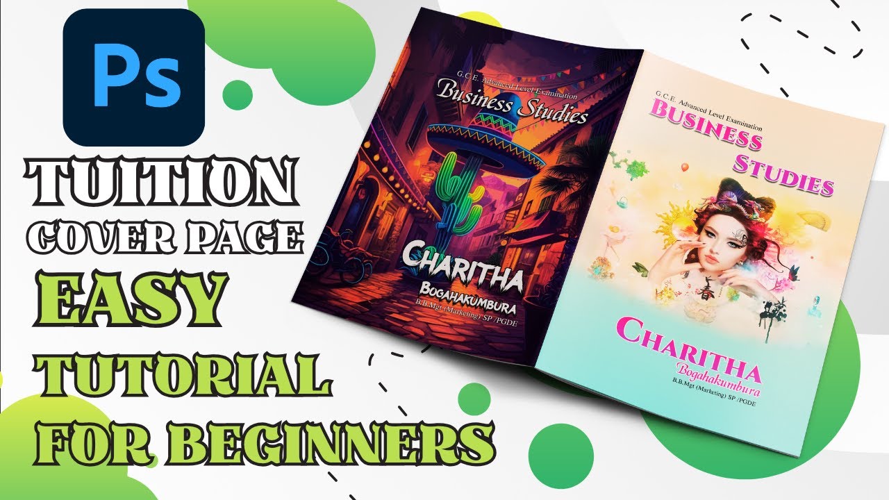 🎨 How to Design a Tuition Tute Cover using Photoshop & Illustrator ...