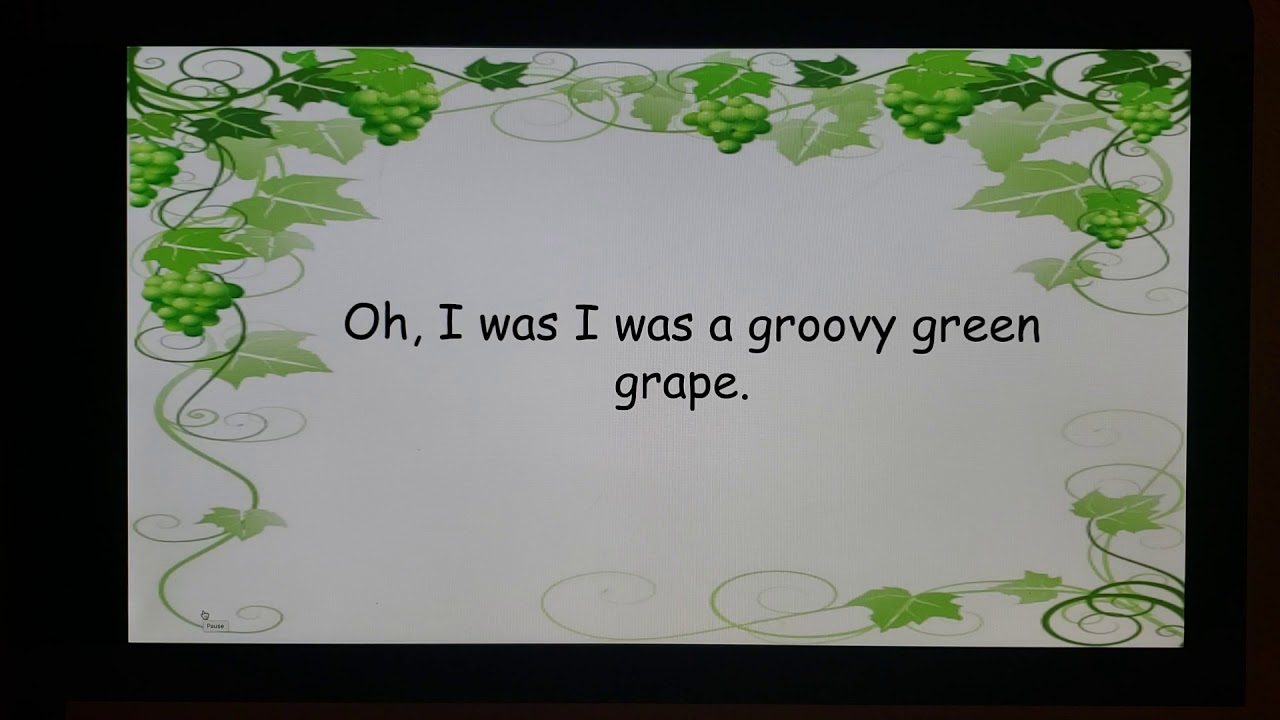 A Groovy Green Grape - YouTube