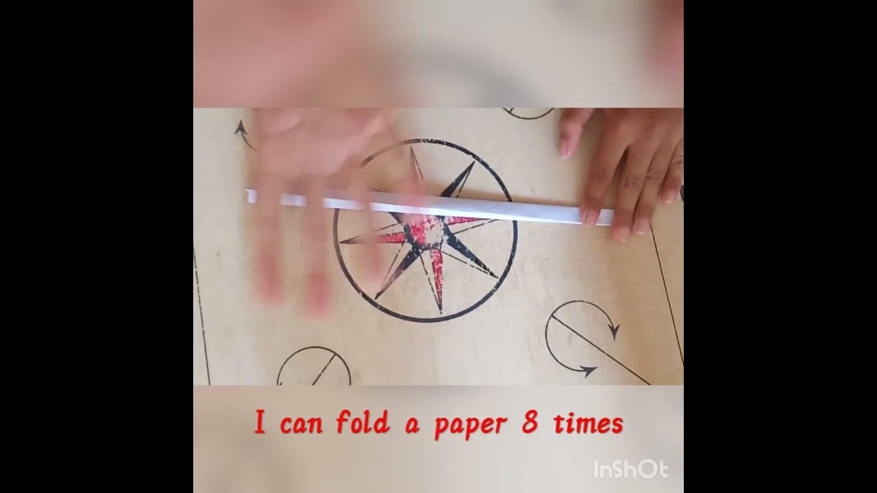How Many Times A Person Can Fold Paper Folding Paper 8 Times Fold Paper 8 Times shorts how-many-times-a-person-can-fold-paper-folding-paper-8-times-fold-paper-8-times-shorts