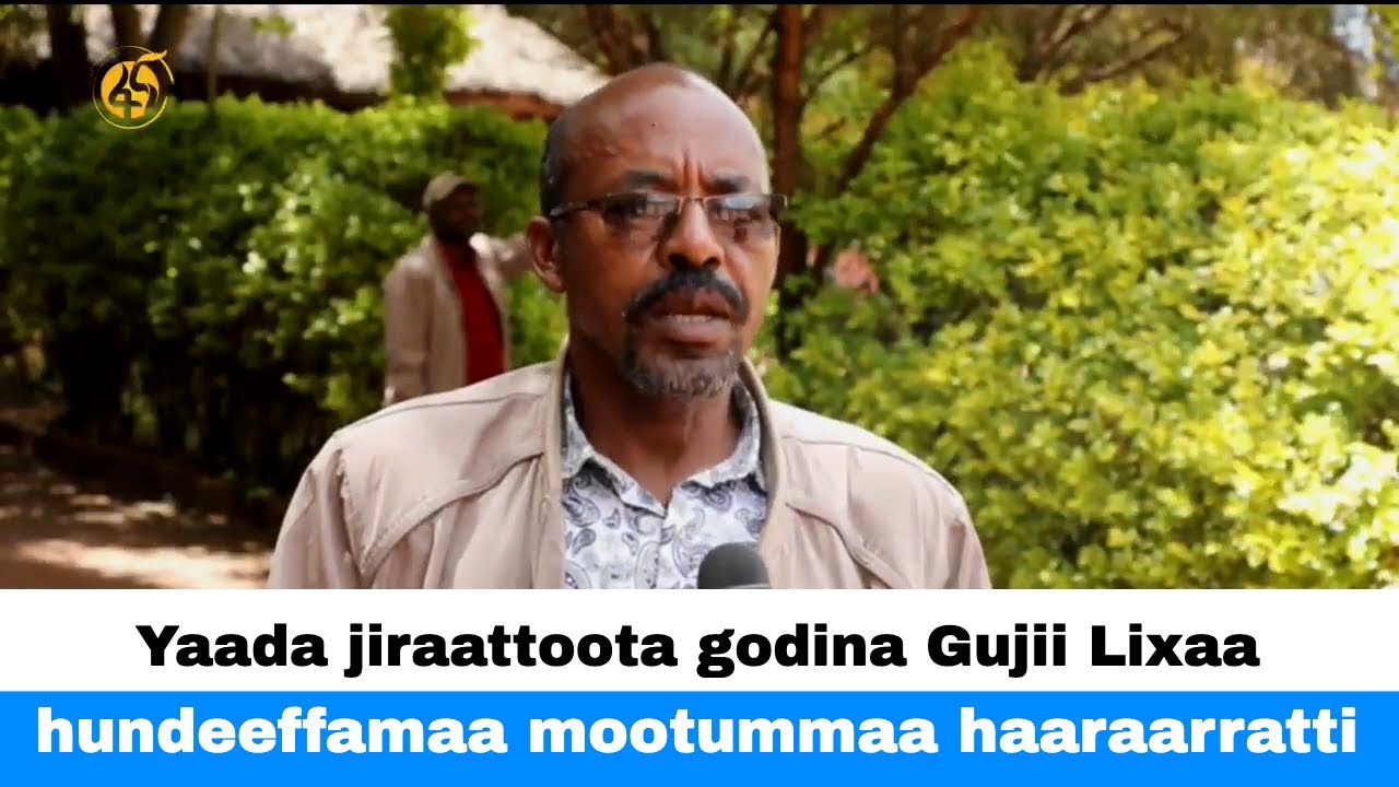 Yaada jiraattoota godina Gujii Lixaa hundeeffamaa mootummaa ...