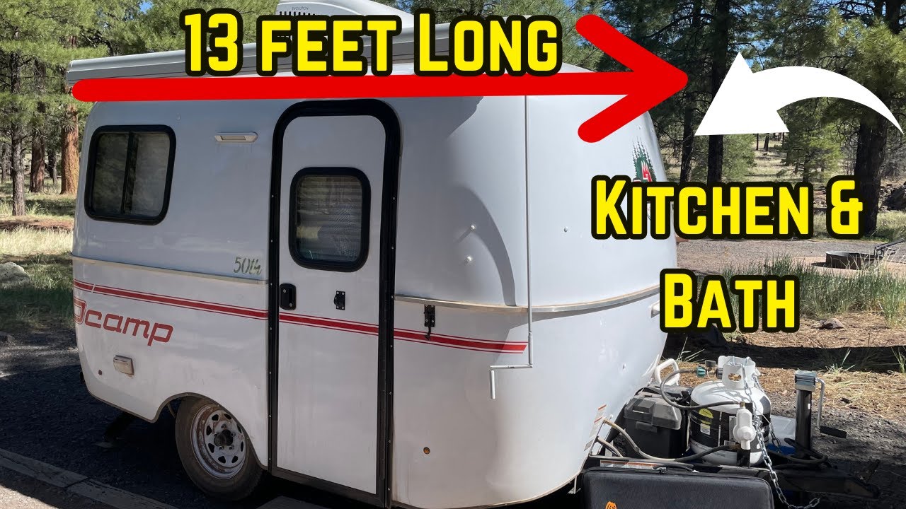 The Smallest Trailer With a Bath and Indoor Kitchen - YouTube