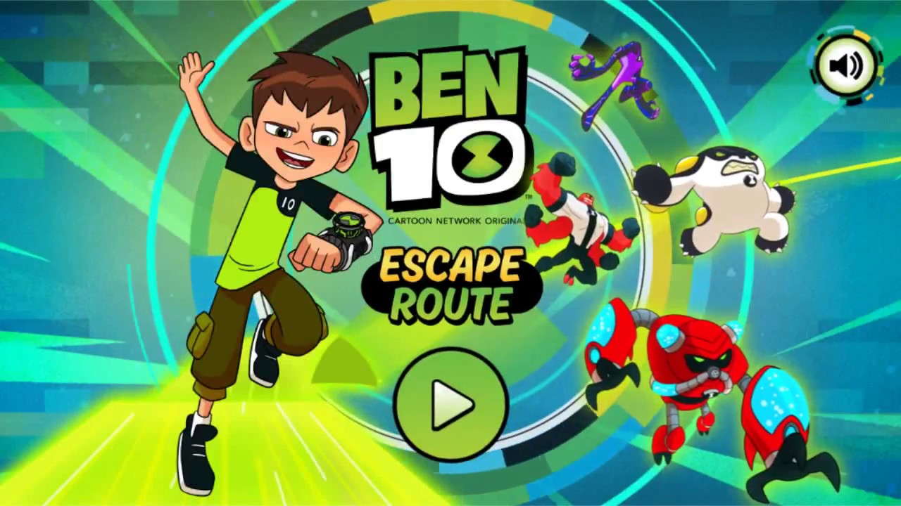 BEN 10 [FULL] ESCAPE ROUTE CARTOON NETWORK GAME - YouTube