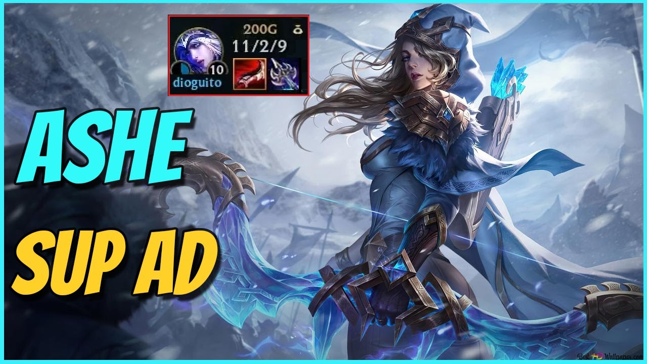 🗡️ Ashe Sup Full Letalidade batalhando seus demônios 💀 - League of ...