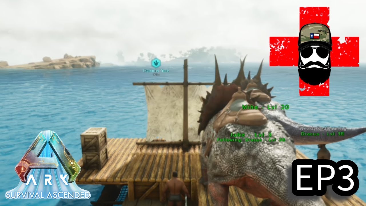Sailing the open sea's! Ark Survival Ascended EP3 - YouTube