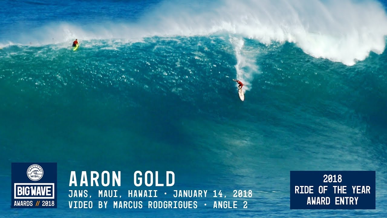 Aaron Gold at Jaws 2 - 2018 Ride of the Year Award Entry - WSL Big Wave ...