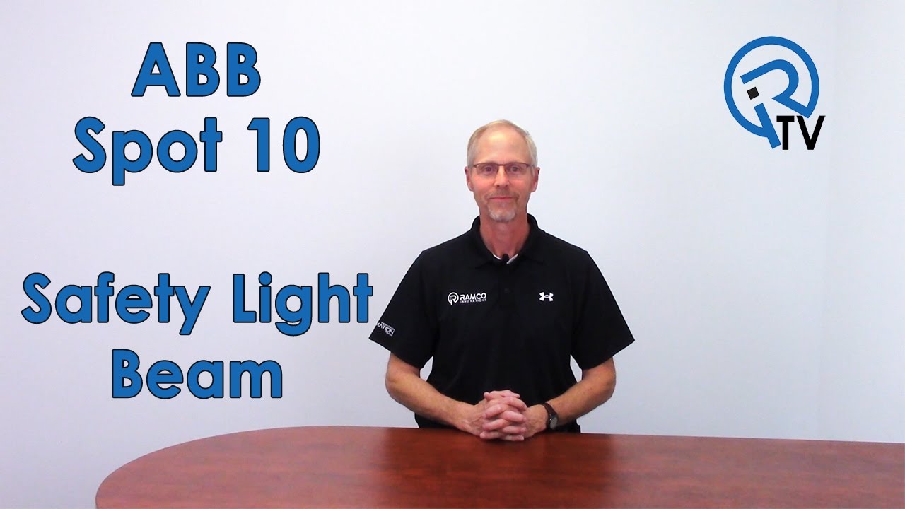 ABB Spot 10 Safety Light Beam - YouTube