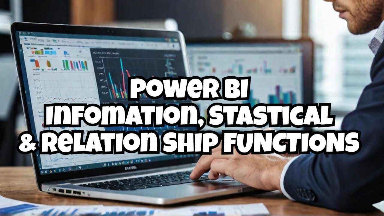 information statistical and relation ship Functions in Power bi - YouTube