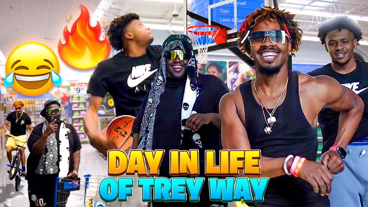 DAY IN LIFE OF TREY WAVY | DANCING | KICKED OUT OF WALMART! W ...