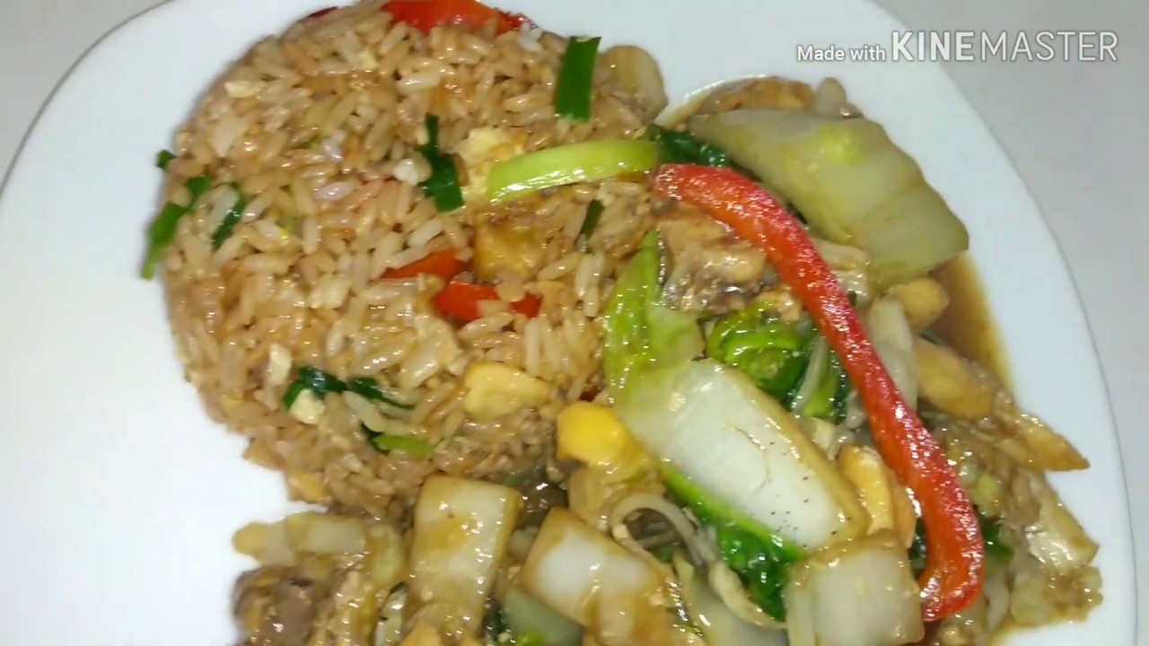 Arroz chaufa y pollo con verduras|Pa'Comer - YouTube