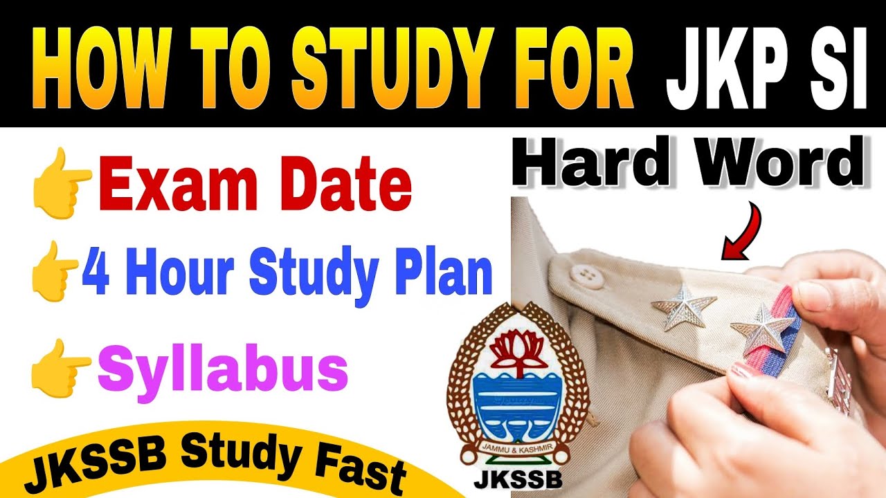 JKP SI Exam Date ? - YouTube