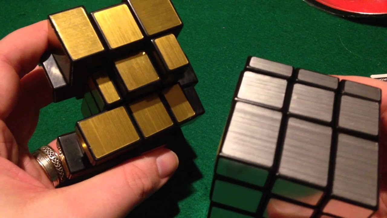 Mirror Magic cube: Silver vs. Gold - YouTube