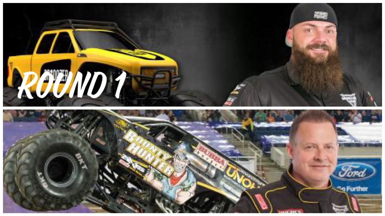 Monster Jam World Finals 20–Heavy D VS. Jimmy Creten - YouTube