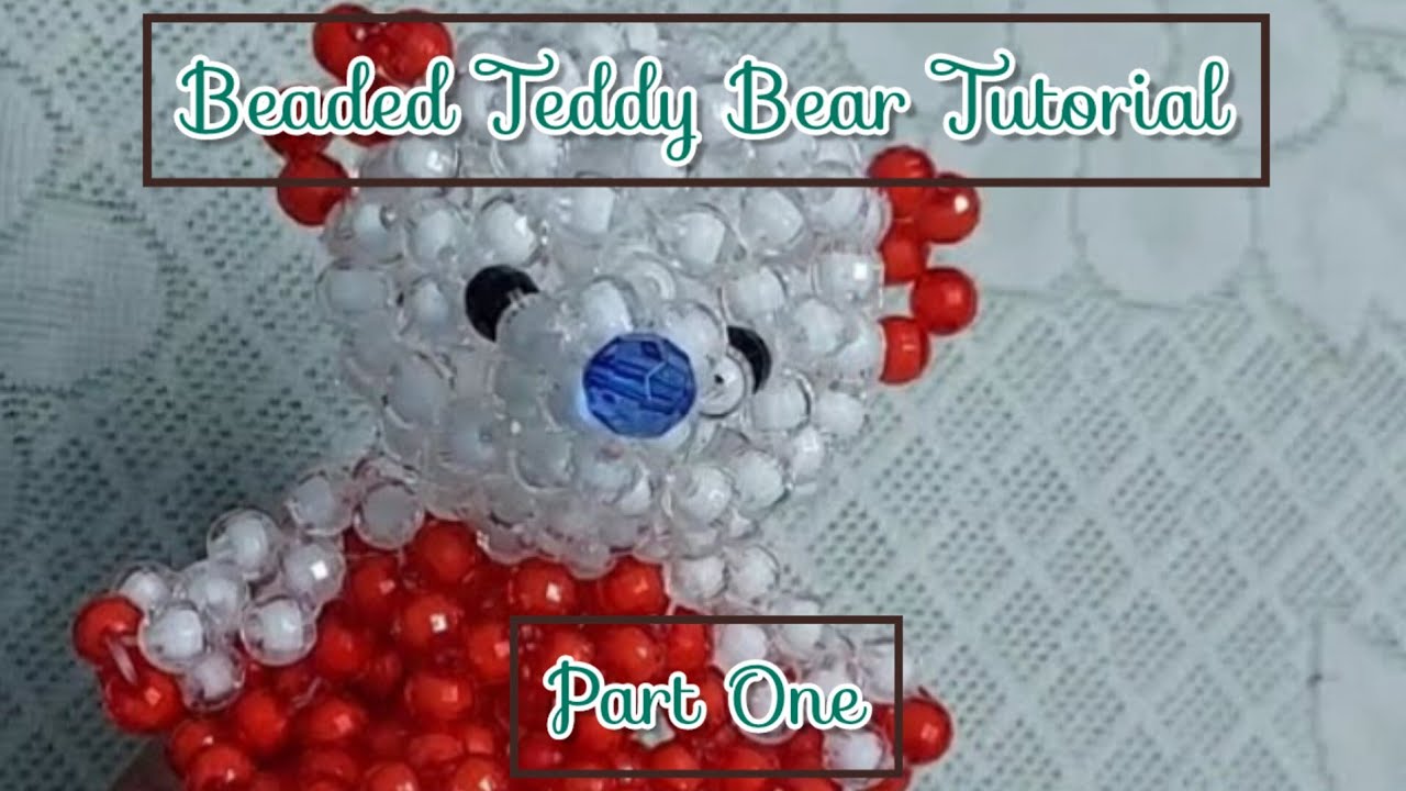 Tutorial of Beaded Teddy Bear,bead work,pranabanjali Creations| Part One - YouTube