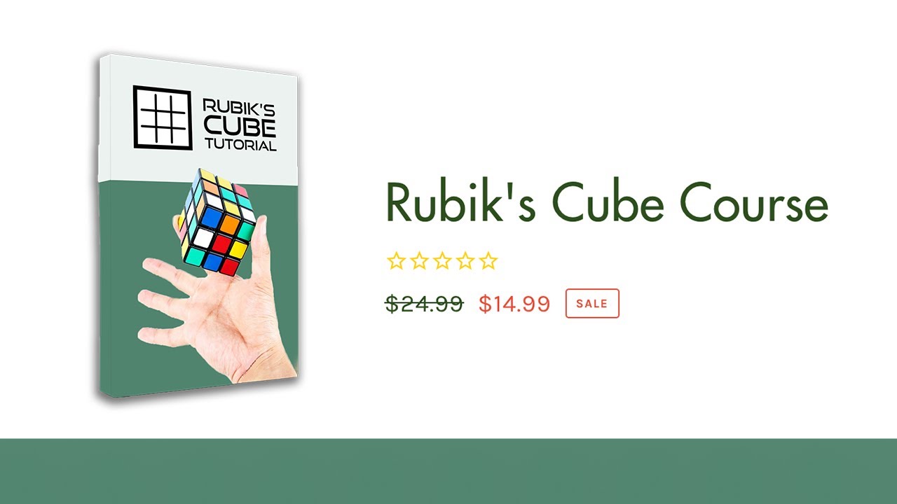 Introducing - Rubik's Cube Course! - YouTube