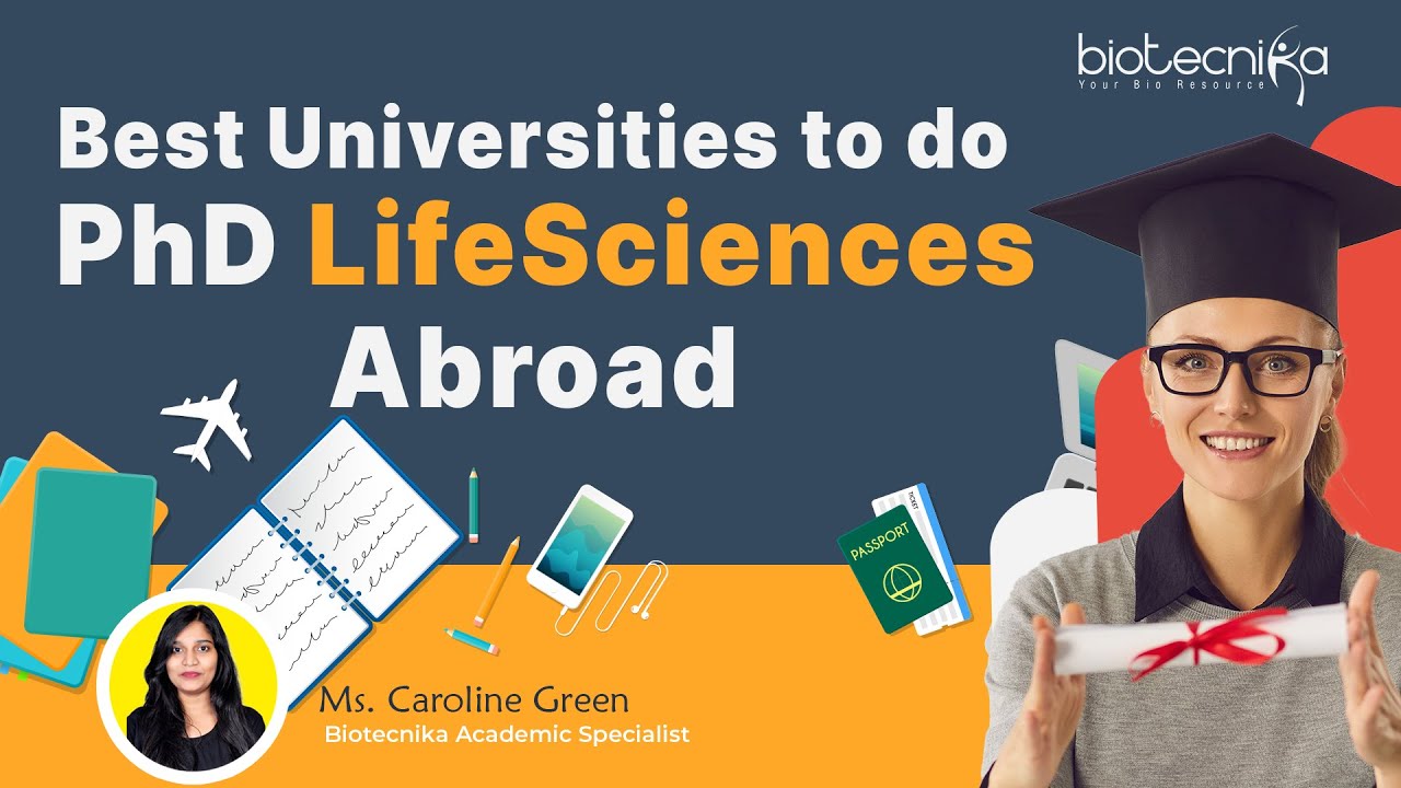 Best Universities Abroad To Pursue PhD Life Sciences - YouTube