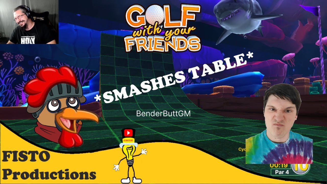 Golf Rage Smashes A Table | GWYF Raging and Funny Moments - YouTube