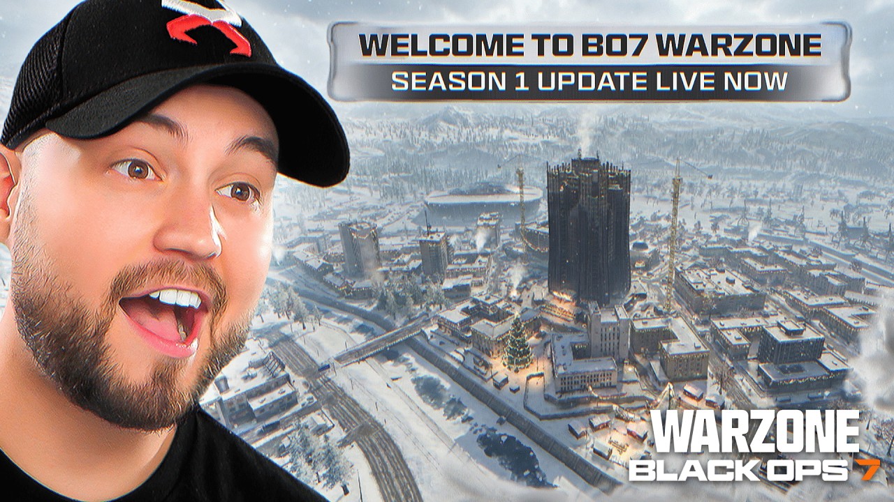 the NEW WARZONE BO7 MAP UPDATE is LIVE! (WZ Black Ops 7 Season 1 Gameplay) - YouTube