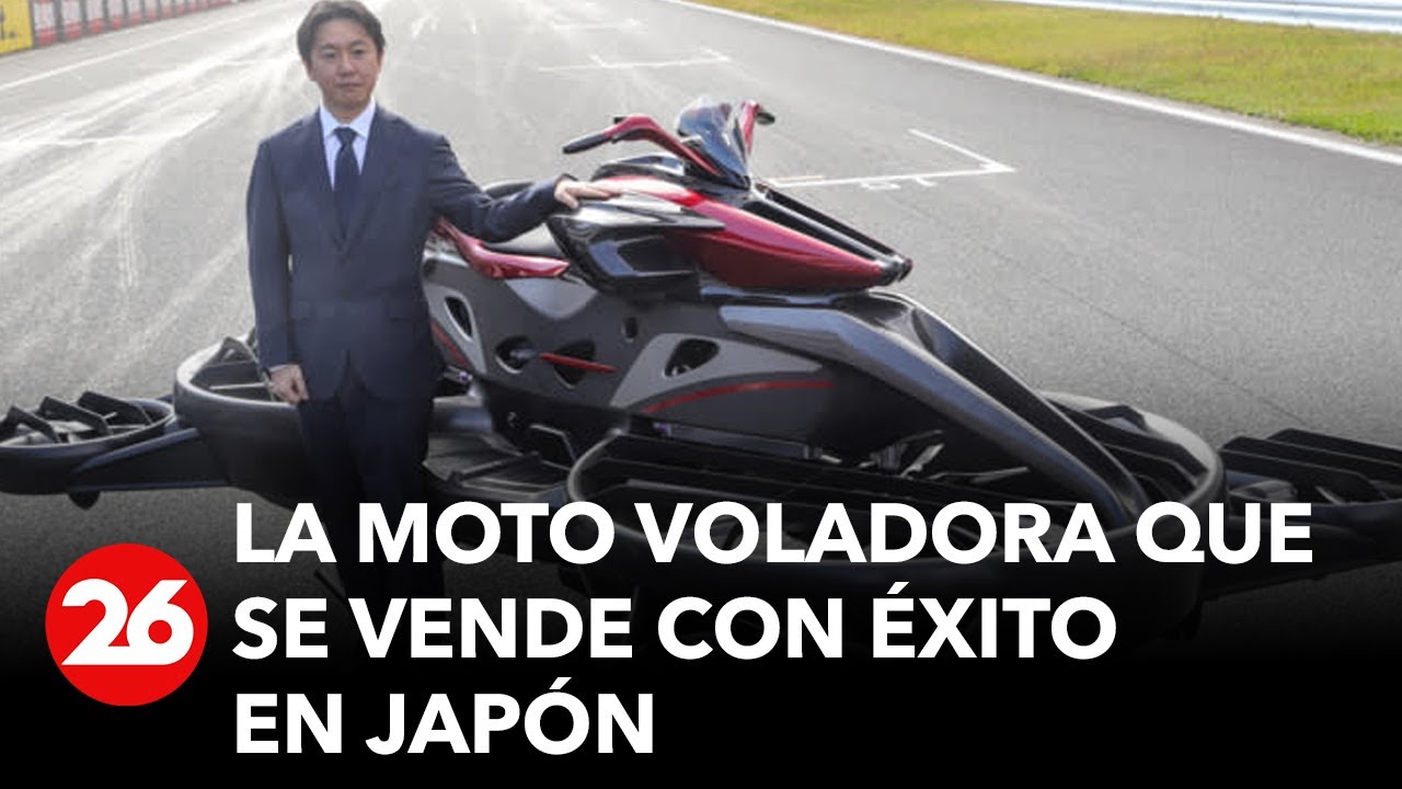 La moto voladora que se vende con éxito en Japón tiene un costo de U ...