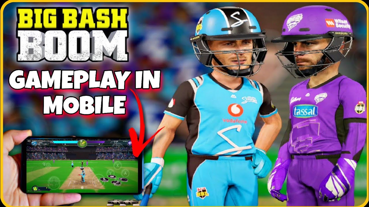 Big Bash Boom PS4 Game Playing In Mobile || How Play PS5 Games In Mobile || BBL Cricket Game ...