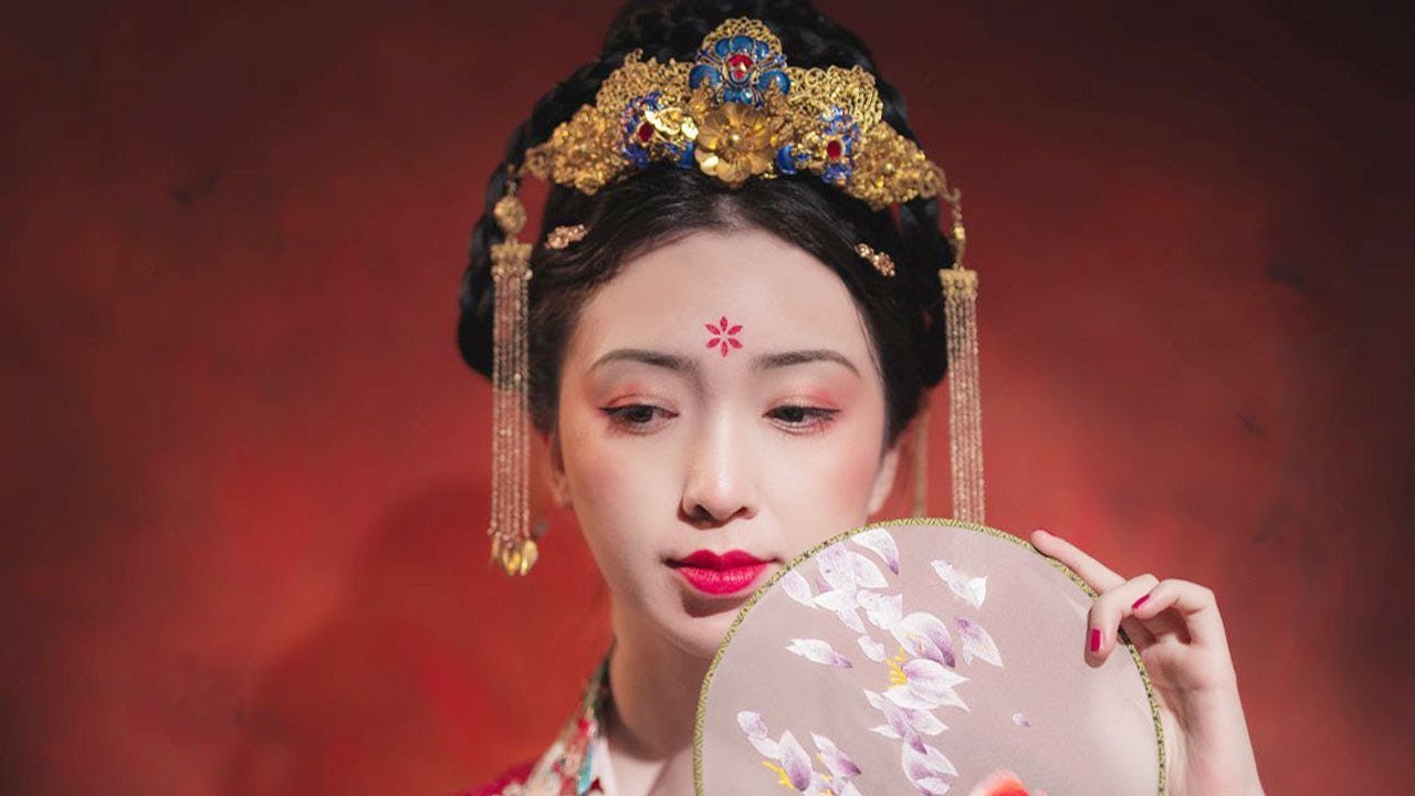 Traditional Hanfu Wedding Makeup & Hairstyle Tutorial - YouTube