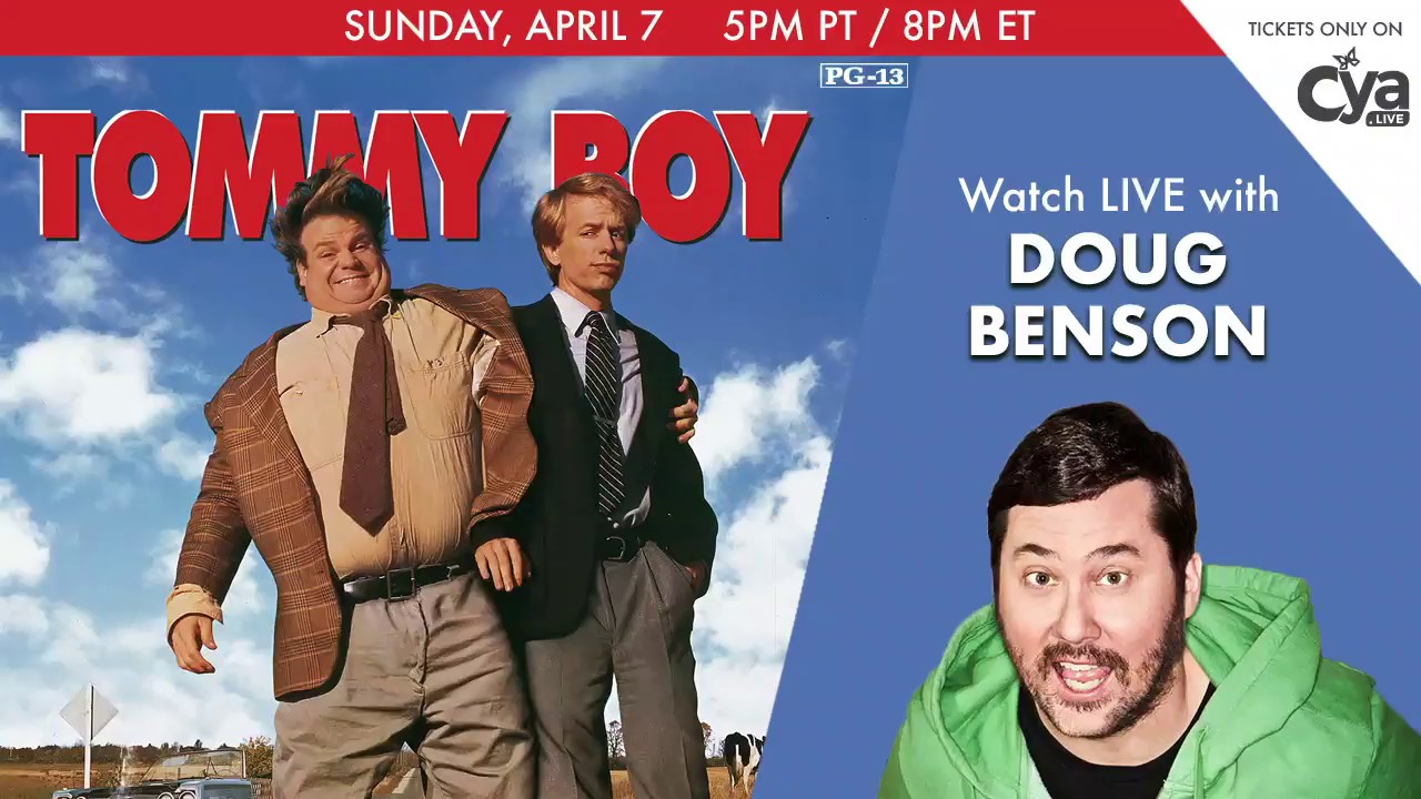 Watch 'Tommy Boy' & talk LIVE with Doug Benson streaming from Paramount ...