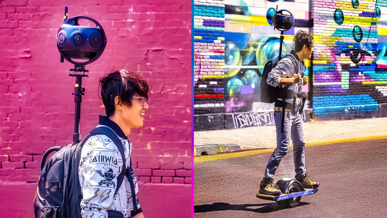 Onewheel with a $15,000 VR Camera on a backpack! Google Street View ...