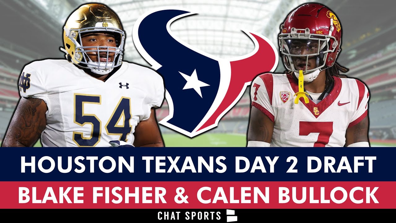 Houston Texans Select Blake Fisher & Calen Bullock In Day 2 of 2024 NFL ...