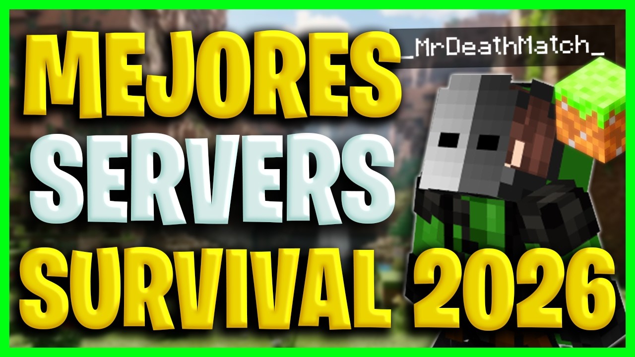 TOP 5 MEJORES SERVIDORES SURVIVAL de MINECRAFT JAVA y BEDROCK | 1.8 ...