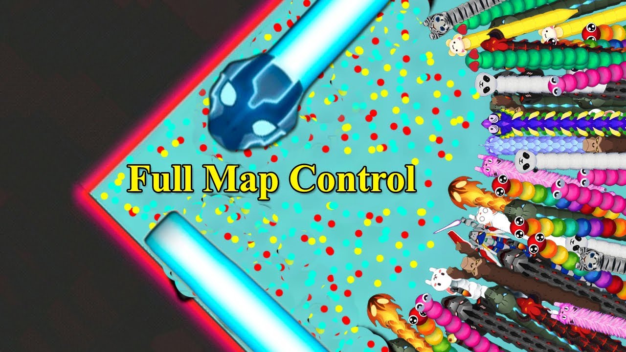 OMG !AGAIN I CONTROL WHOLE SNAKE OI LOBBY ? BEST EPIC SNAKE IO GAMEPLAY ...