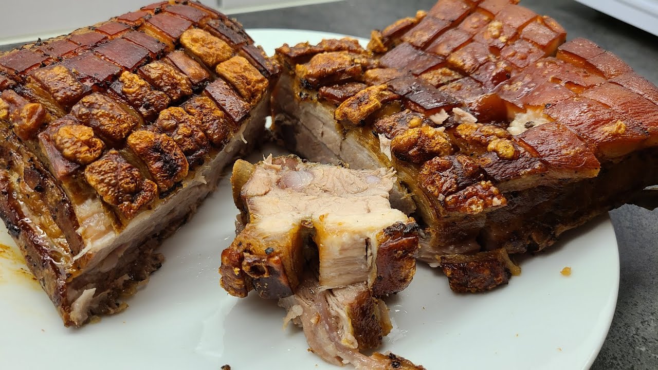 Дуже смачні свиннячі ребра (ribbe jul) #кулінарія - YouTube