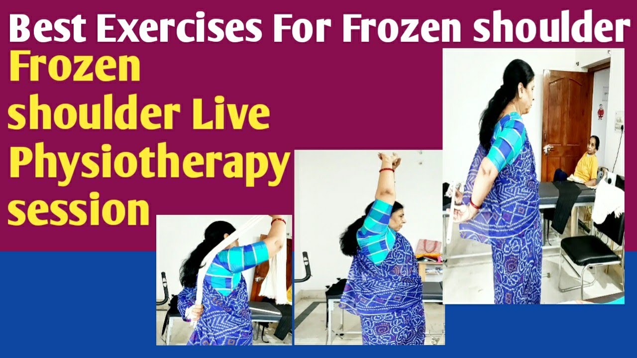 Easy Exercises For Frozen shoulder, Frozen shoulder Treatment ...