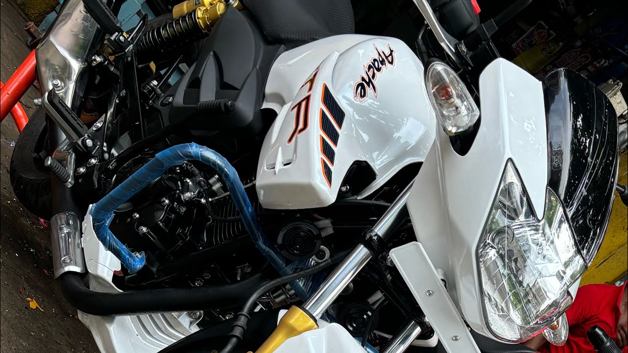 APACHE RTR 180cc [OLD MODEL 2011] FULL PAINTING WORK COMPLETED | JKS ...