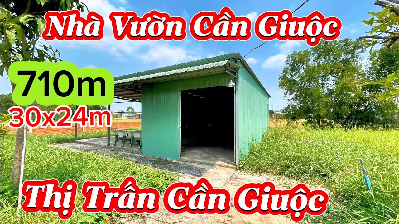 🔴 376 . Bán Nhà Vườn Thị Trấn Cần Giuộc Long An / #baonhadatcangiuoc ...