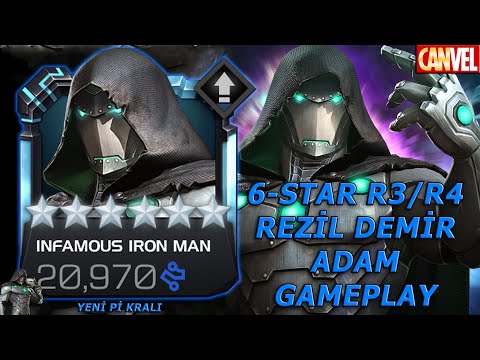 6-STAR R3/R4 REZİL DEMİR ADAM GAMEPLAY | YENİ PRESTİJ KRALI, ÇAKMA DOOM, TÜM İŞLEVİ - MCOC